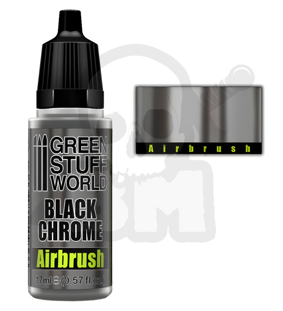 Battle-Models > Black Chrome Paint Airbrush 17ml - metaliczna farbka ...